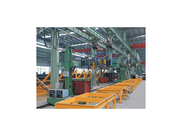 Máquina de soldadura por electroslag | Steel Box Beam Welding Line ...